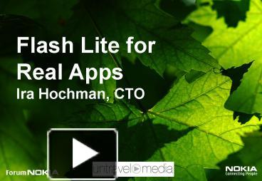 Nokia PowerPoint template 2005 presentation | free to view