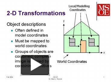 PPT – CS321 Dr' Mark L' Hornick PowerPoint presentation | free to view ...