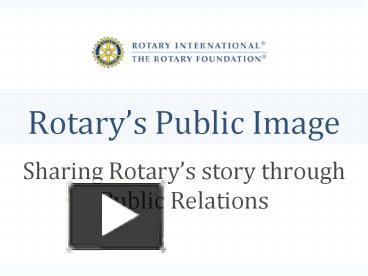 PPT – Rotary PowerPoint presentation | free to view - id: 272bf-N2Y1M