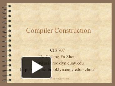 Compiler%20Construction presentation | free to download