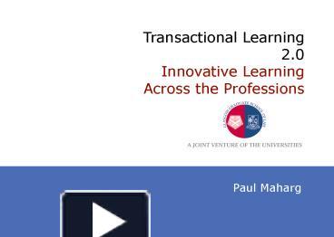 PPT – Transactional Learning 2'0 PowerPoint presentation | free to view ...