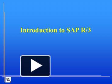PPT – Introduction to SAP R3 PowerPoint presentation | free to view ...