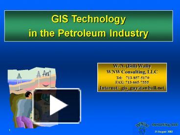 GIS Technology in the Petroleum Industry presentation | free to view