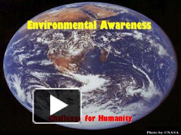 Environmental Awareness presentation | free to view