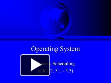 Operating System presentation | free to download