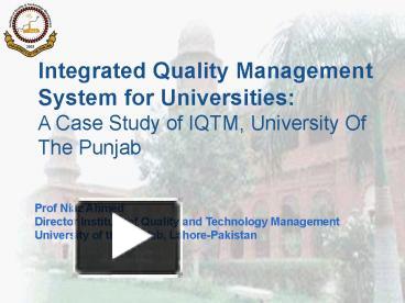 PPT – College of Engineering and Emerging Technologies, University of ...