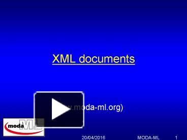 XML documents presentation | free to download