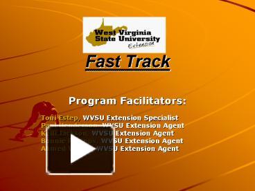 Fast Track presentation | free to view