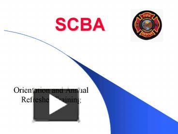 SCBA presentation | free to view