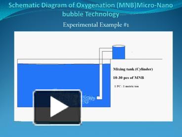 Schematic Diagram of Oxygenation (MNB)Micro-Nano bubble Technology ...
