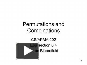 Permutations%20and%20Combinations presentation | free to download