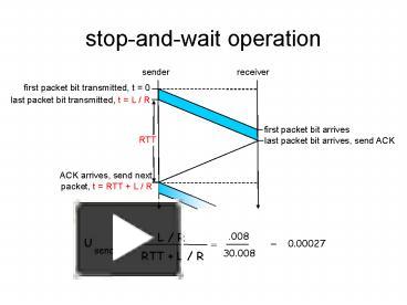 stopandwait operation presentation | free to view