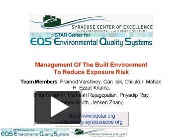 PPT – Team Members: Pramod Varshney, Can Isik, Chilukuri Mohan, H ...