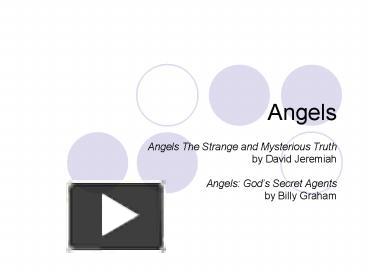PPT – Angels PowerPoint presentation | free to view - id: 2754a5-YmZjM