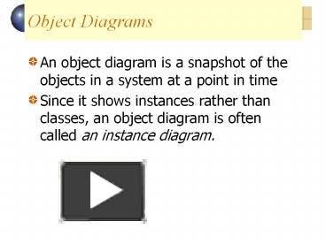 PPT – Object Diagrams PowerPoint presentation | free to download - id ...