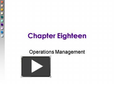PPT – Chapter Eighteen PowerPoint presentation | free to view - id ...