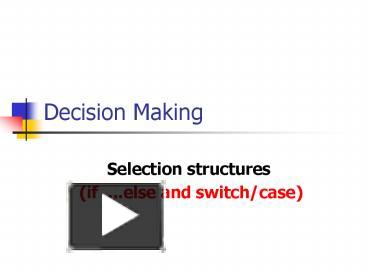 PPT – Decision Making PowerPoint presentation | free to download - id ...