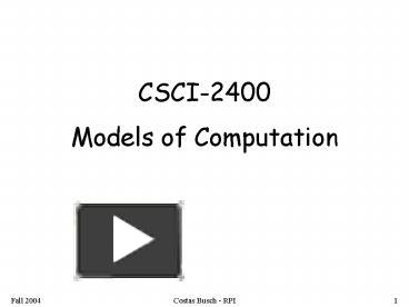 PPT – Languages and Finite Automata PowerPoint presentation | free to ...