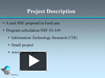 PPT – Project Description PowerPoint presentation | free to download ...