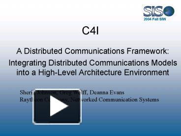 C4I presentation | free to view