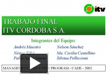 PPT – Integrantes del Equipo: PowerPoint presentation | free to view ...