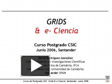 PPT – GRIDS PowerPoint presentation | free to download - id: 27b6c1-ZjZiM