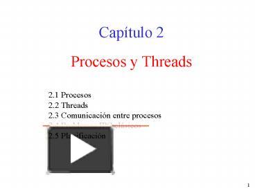 PPT – Procesos y Threads PowerPoint presentation | free to view - id ...