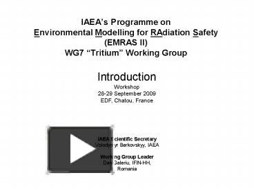PPT – IAEA PowerPoint presentation | free to download - id: 27f045-ZDc1Z