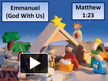 Emmanuel God With Us presentation | free to view