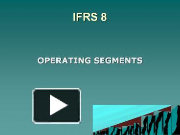 IFRS 8 presentation | free to download