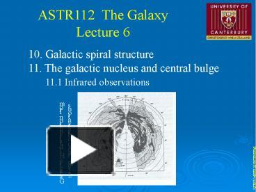 PPT – 10. Galactic spiral structure PowerPoint presentation | free to ...