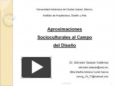 PPT – Universidad Aut PowerPoint presentation | free to download - id ...