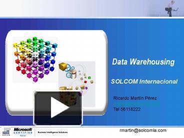 PPT – Data Warehousing PowerPoint presentation | free to view - id ...