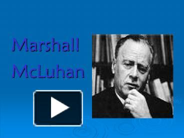 PPT – Marshall PowerPoint presentation | free to view - id: 2839f3-ZDc1Z