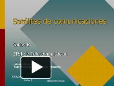 Sat presentation | free to view