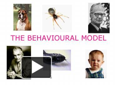 THE BEHAVIOURAL MODEL presentation | free to view