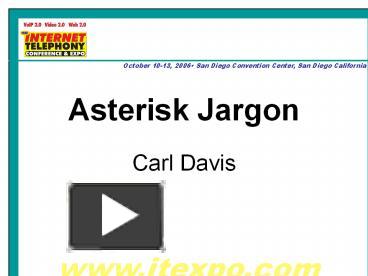 PPT – Asterisk Jargon PowerPoint presentation | free to download - id ...