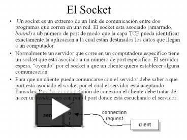 PPT – El Socket PowerPoint presentation | free to download - id: 2894ed ...