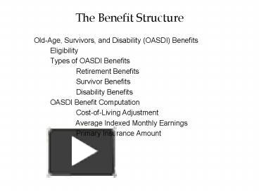 PPT – The Benefit Structure PowerPoint presentation | free to view - id ...