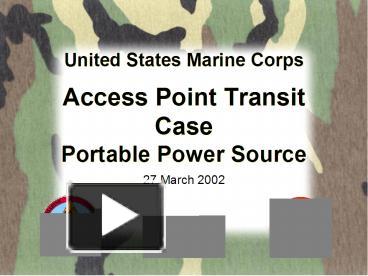 PPT – United States Marine Corps PowerPoint presentation | free to view ...