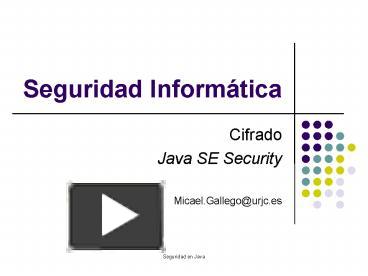PPT – Seguridad Informtica PowerPoint presentation | free to view - id ...