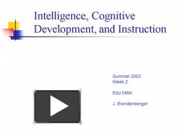 PPT – PowerPoint Presentation Cognitive PowerPoint presentation | free ...