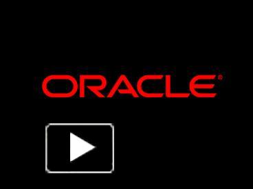 Oracle8i presentation | free to view