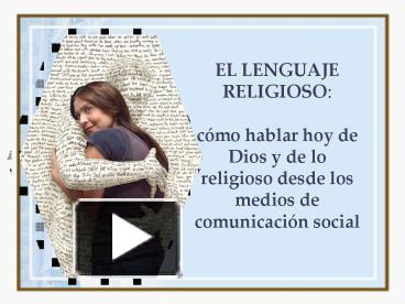 EL LENGUAJE RELIGIOSO: cmo hablar hoy de Dios y de lo religioso desde ...