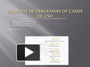 Ejemplos de diagramas de Casos de Uso presentation | free to view