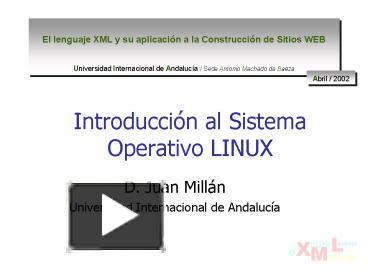 PPT – Introduccin al Sistema Operativo LINUX PowerPoint presentation ...