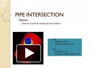 PIPE INTERSECTION presentation | free to download
