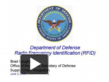 Department of Defense presentation | free to view