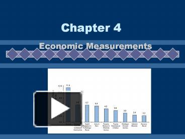 Economic Measurements presentation | free to view