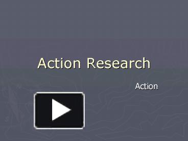 Action Research presentation | free to download